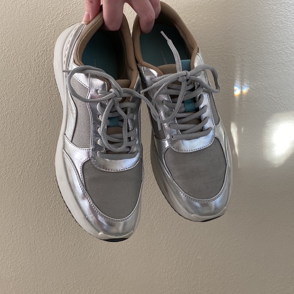 Zara | Shoes | Zara Laminated Sneakers Size 9 | Poshmark
